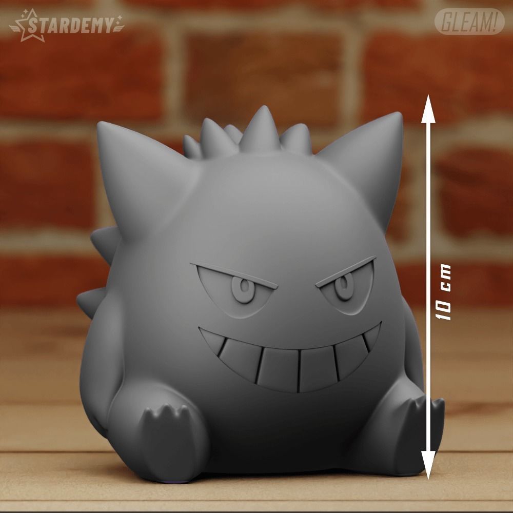 GENGAR CHIBI 3 MODELS POKEMON 3D model 3D printable | CGTrader