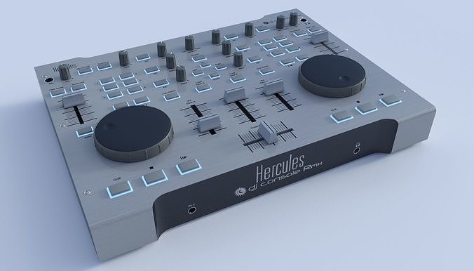 Hercules RMX DJ Controller 3D model | CGTrader