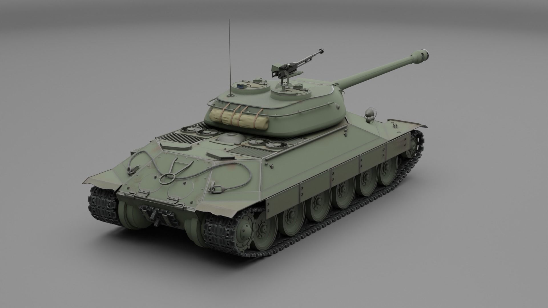 IS-6 Russian heavy tank 3D model | CGTrader