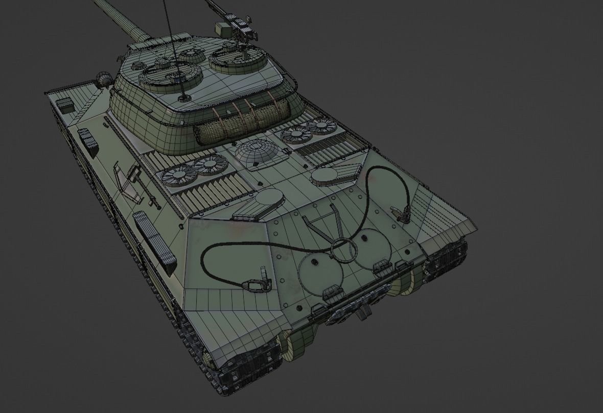 IS-6 Russian heavy tank 3D model | CGTrader