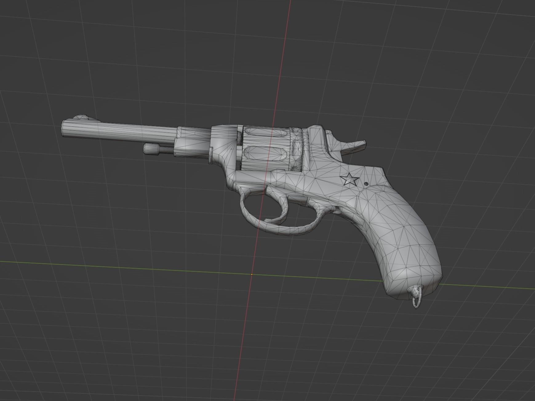 3D model M1895 Nagant Revolver VR / AR / low-poly | CGTrader
