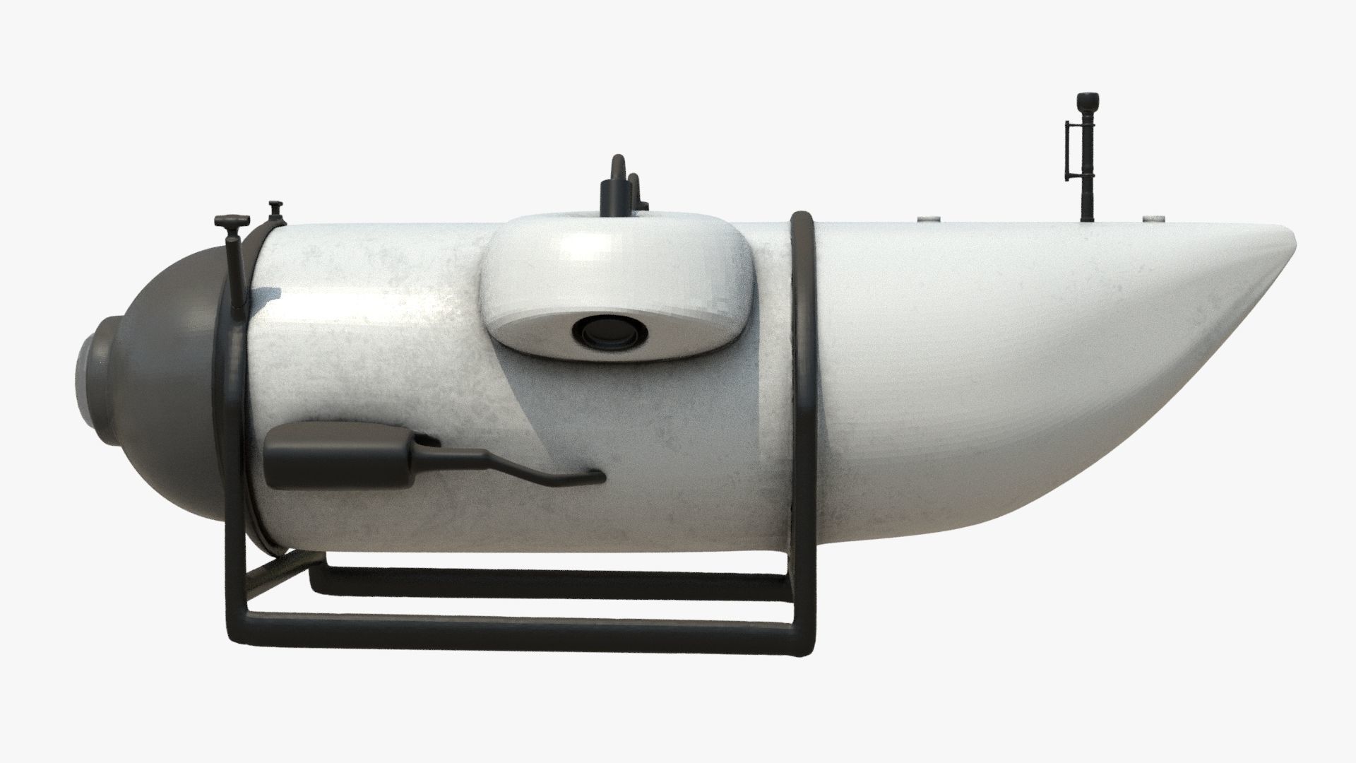 Realistic Mini Submarine 3D model | CGTrader
