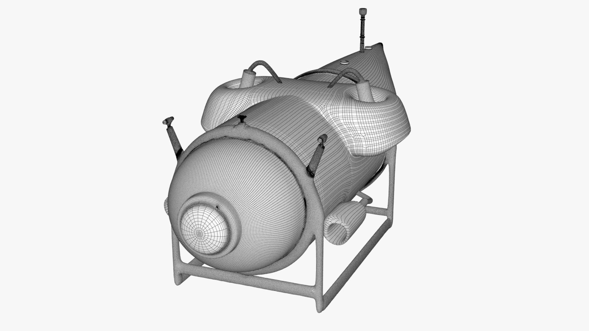 Realistic Mini Submarine 3D model | CGTrader