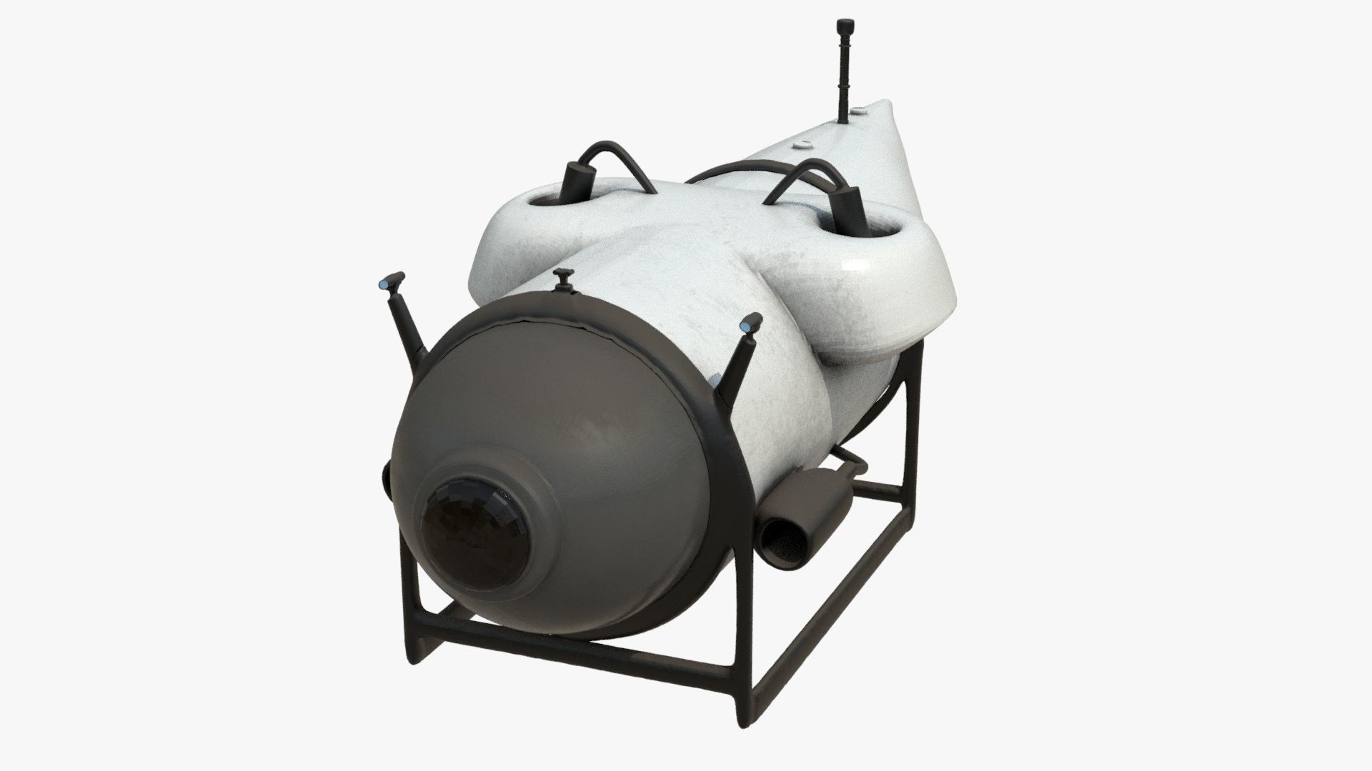 Realistic Mini Submarine 3D model | CGTrader