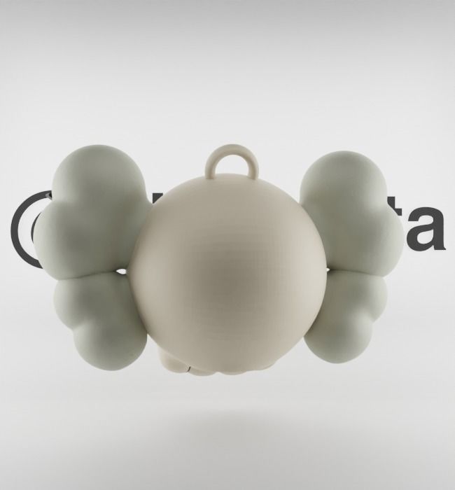 Kaws Keychain Bape Companion for Print 3D model 3D printable | CGTrader