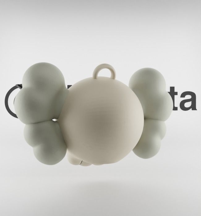 Kaws Keychain Bape Companion for Print 3D model 3D printable | CGTrader