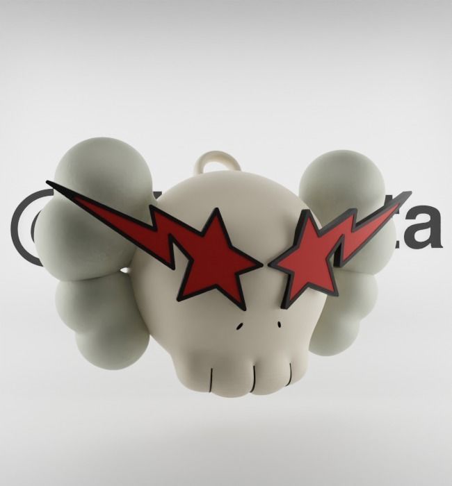 Kaws Keychain Bape Companion for Print 3D model 3D printable | CGTrader