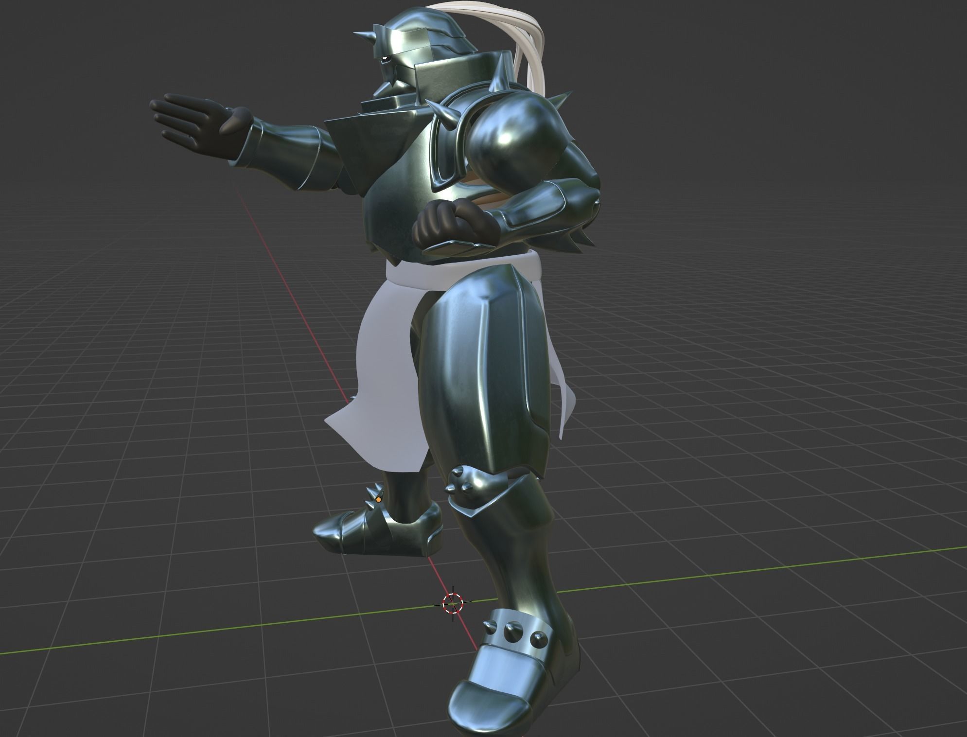 Alphonse Elric - Fullmetal Alchemist 3D model rigged | CGTrader