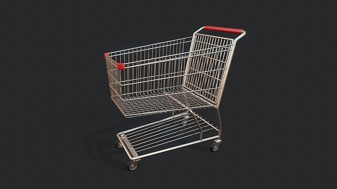 Shopping Cart Tutorial Included 3d Model Cgtrader