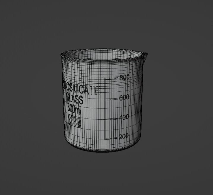 Beaker 3D model | CGTrader