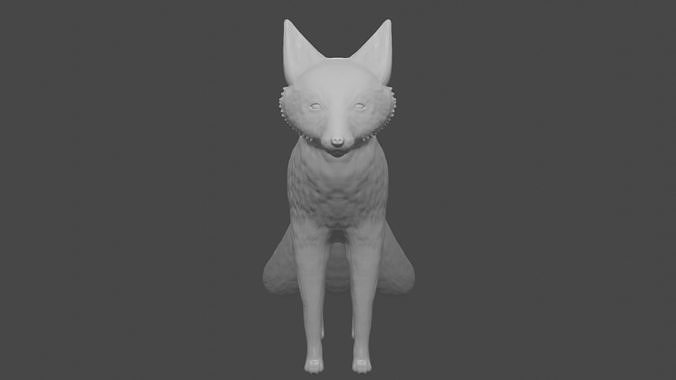 Kitsune 3D model 3D printable | CGTrader
