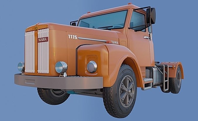 SCANIA 111 TOCO BED CABIN 3D model 3D printable | CGTrader