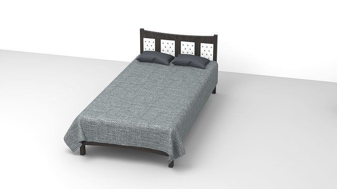 Modern Single Bed Design free 3D model | CGTrader