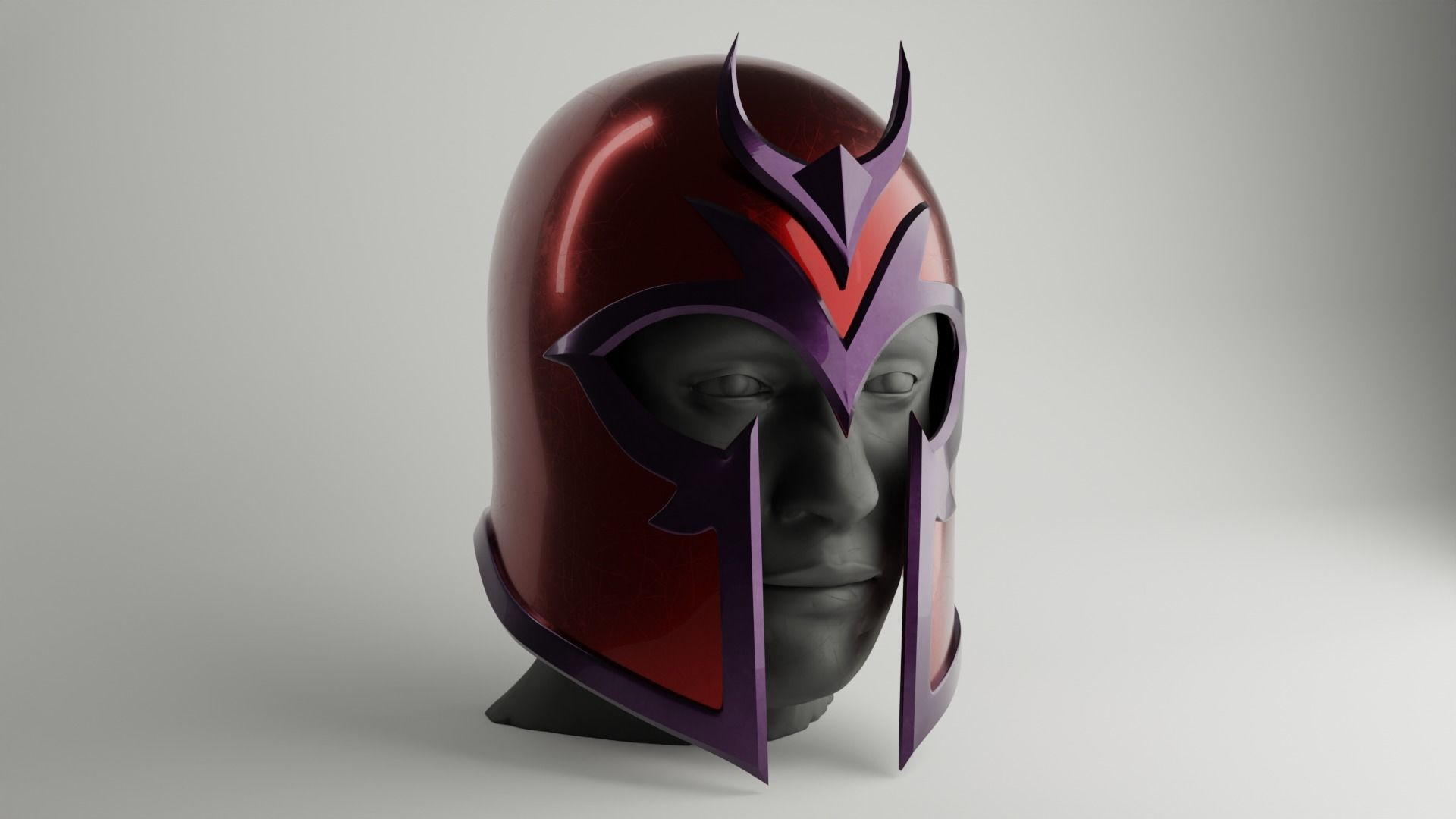 Magneto Helmet 3D model 3D printable | CGTrader