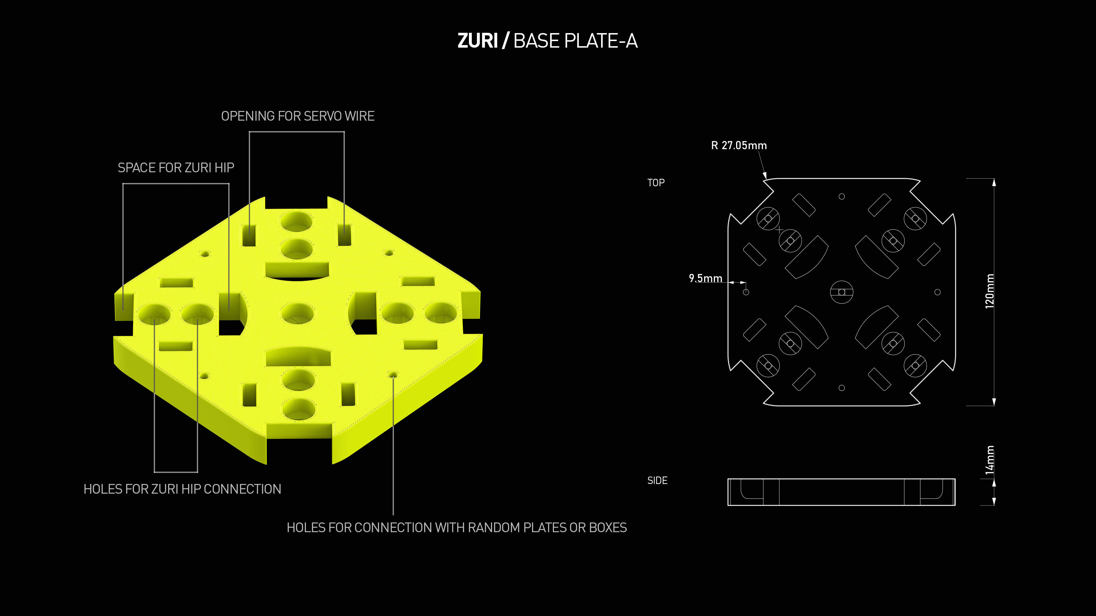 ZURI 03 - ROBOTER PLATFORM - 3D model 3D printable | CGTrader