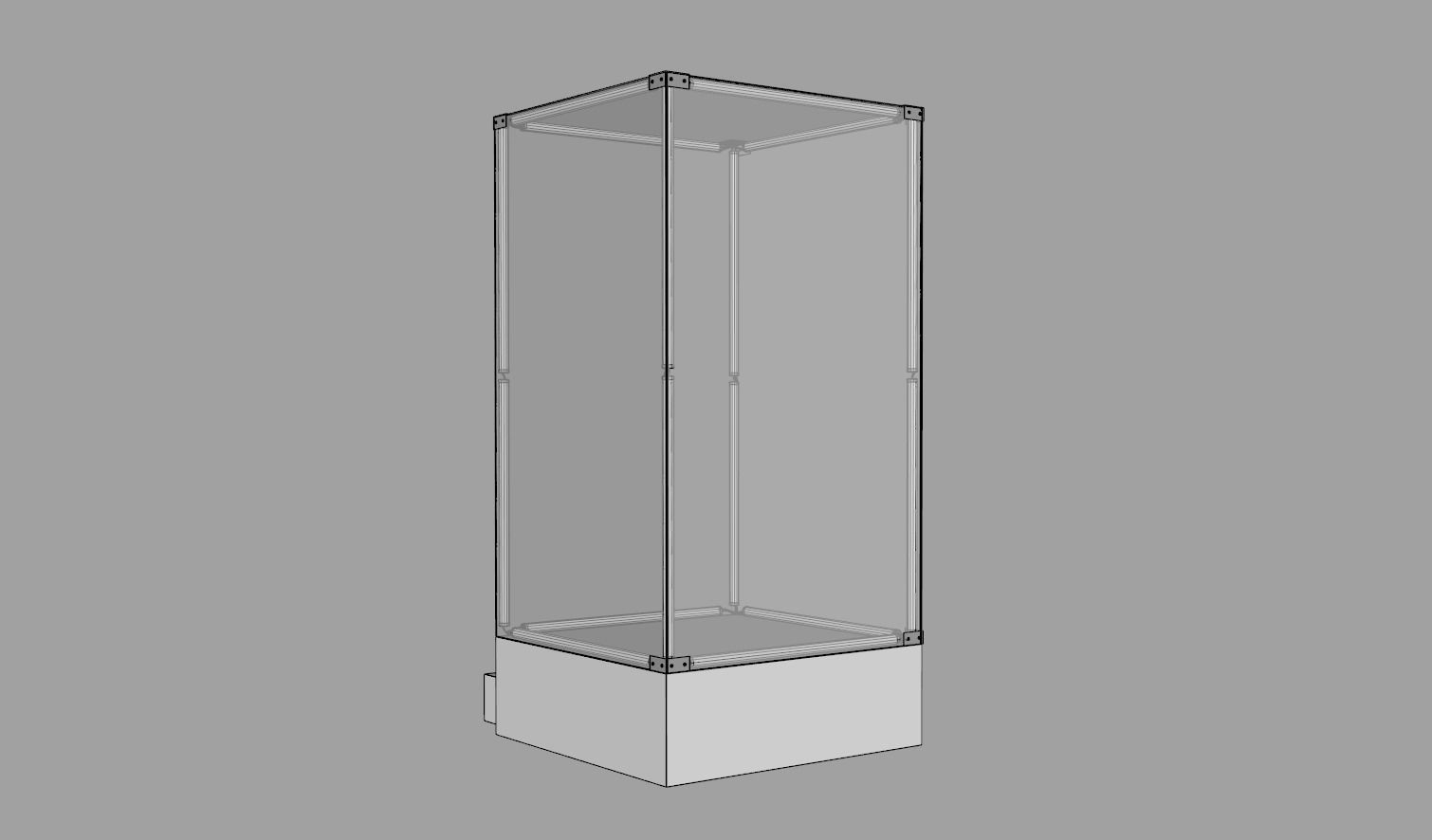Transparent Booth Photo Opportunity 1 3D model | CGTrader