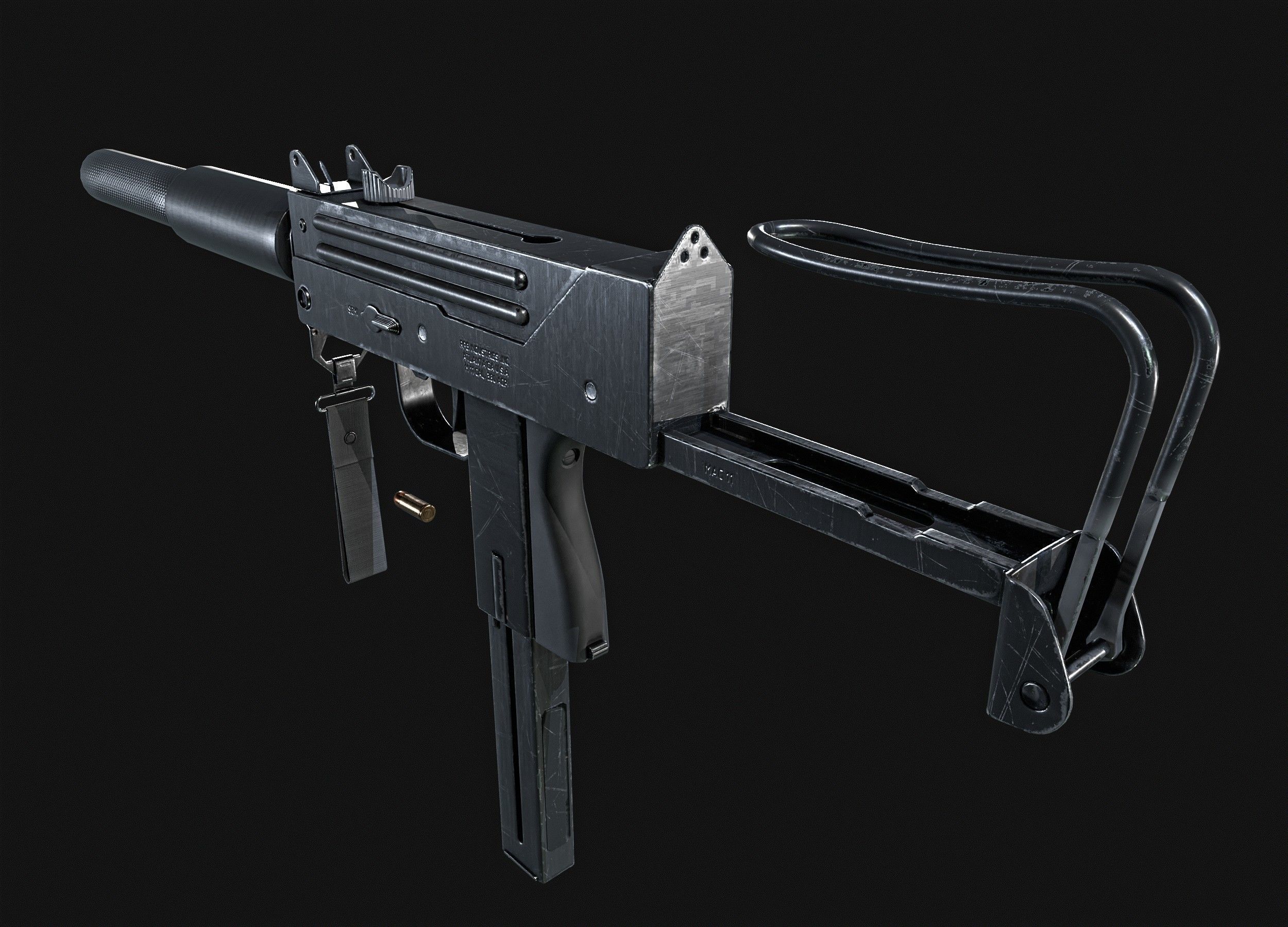 3D model MAC 11 SMG PACK VR / AR / low-poly | CGTrader