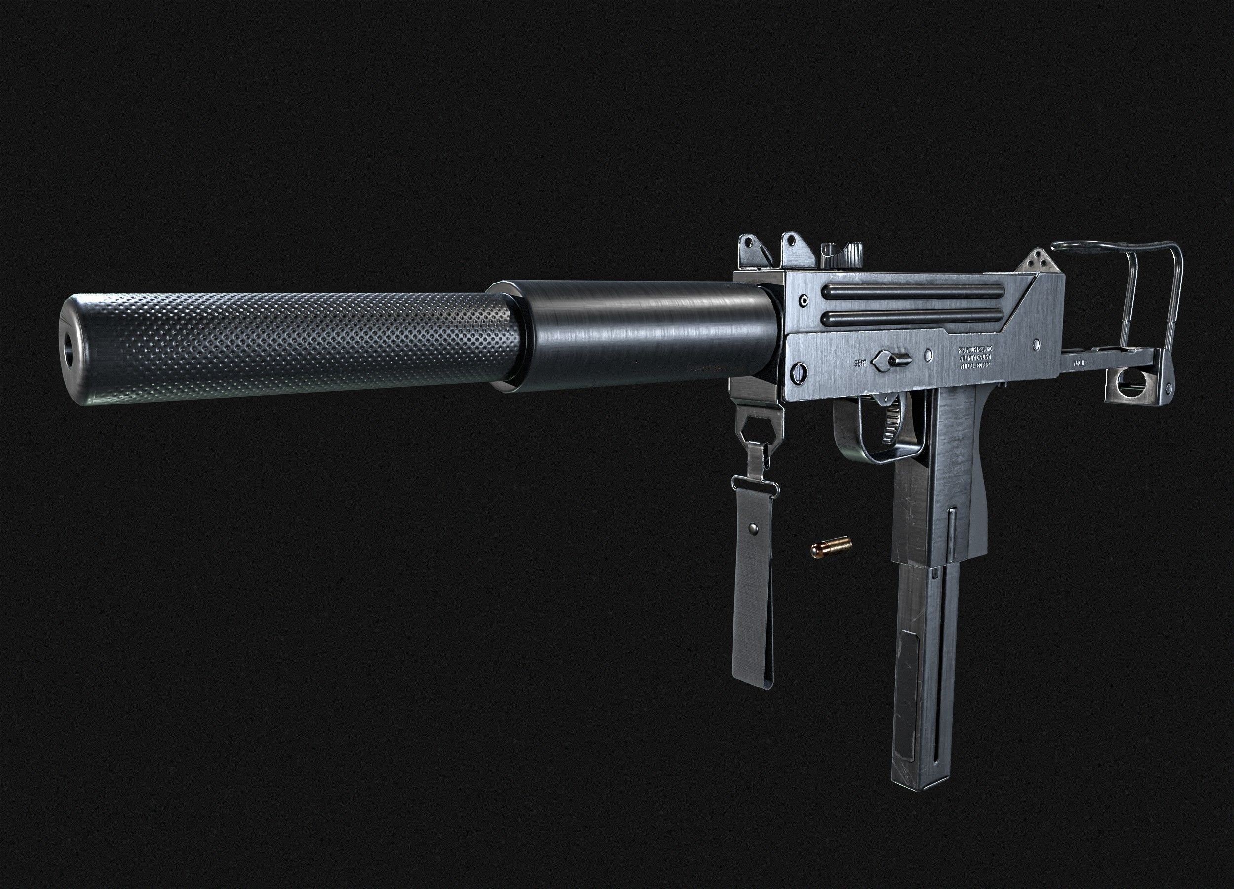 3D model MAC 11 SMG PACK VR / AR / low-poly | CGTrader