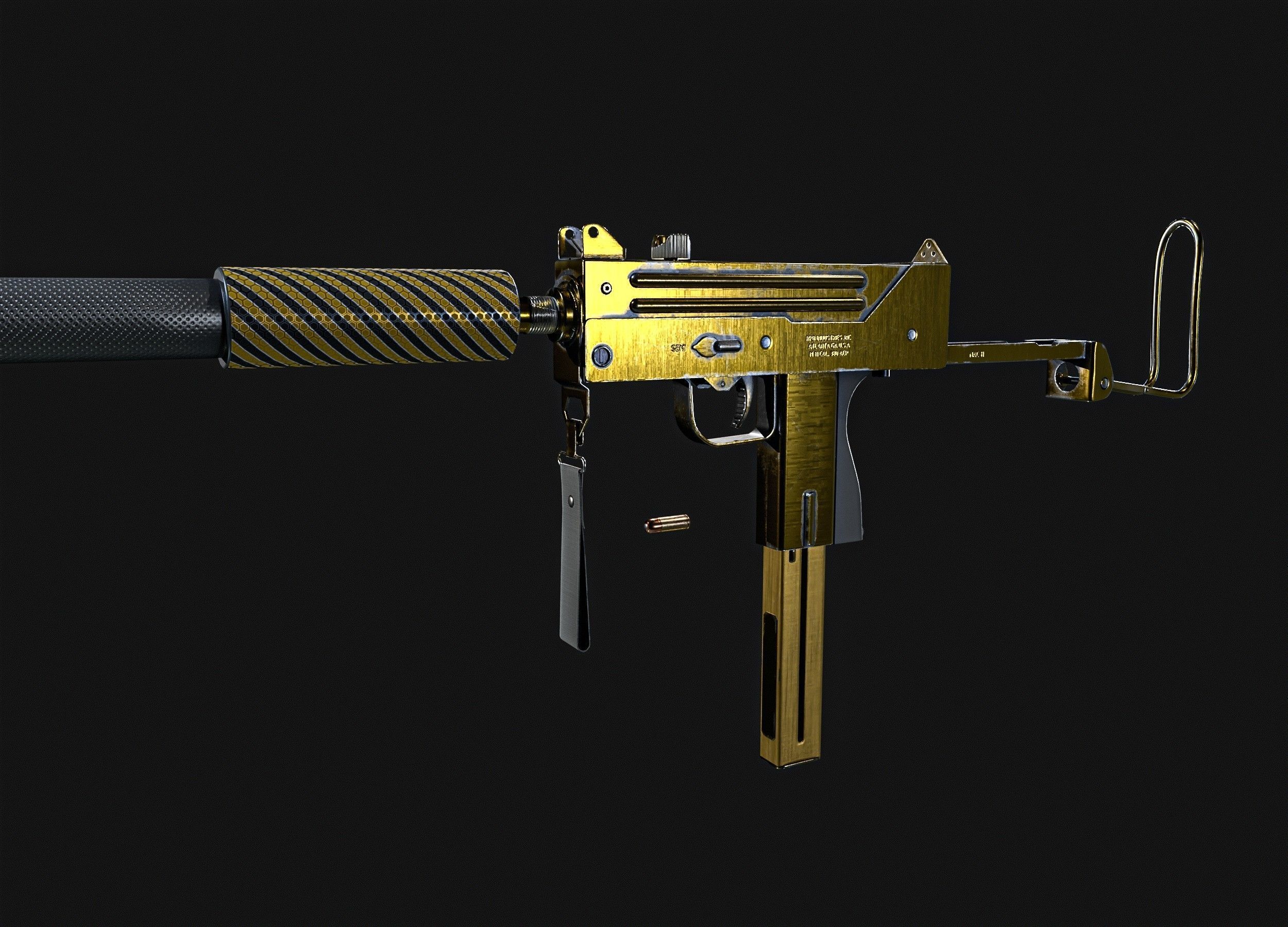 3D model MAC 11 SMG PACK VR / AR / low-poly | CGTrader
