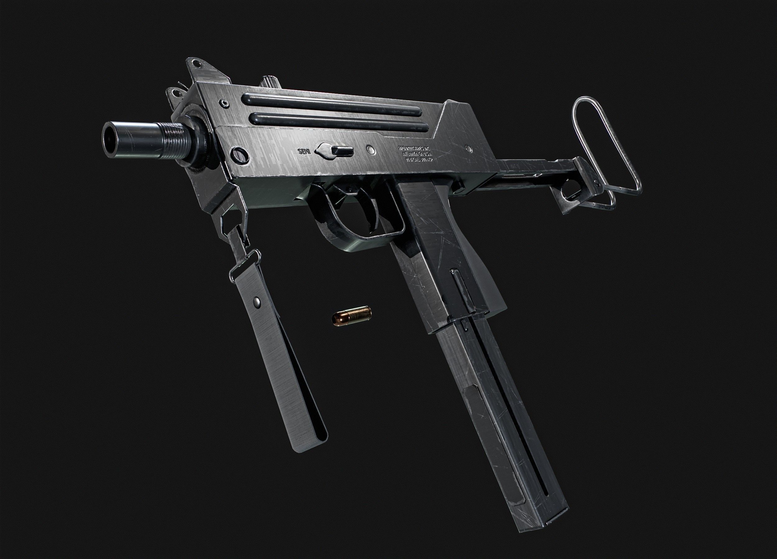 3D model MAC 11 SMG PACK VR / AR / low-poly | CGTrader
