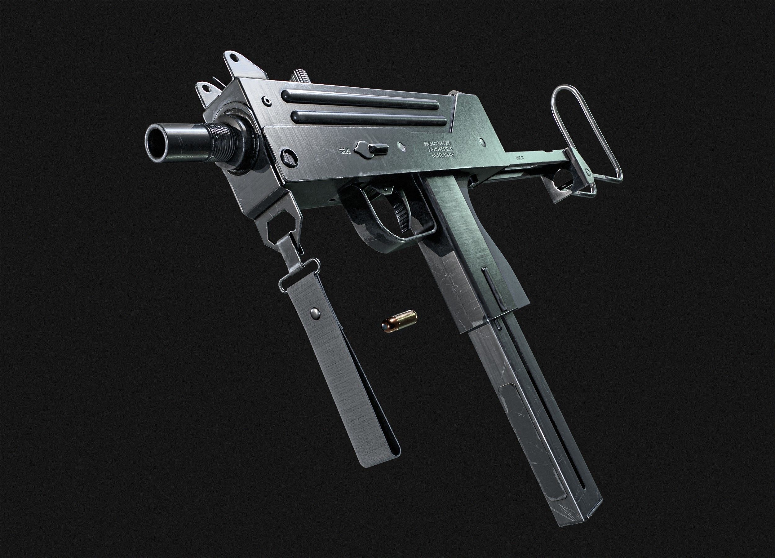 3D model MAC 11 SMG PACK VR / AR / low-poly | CGTrader