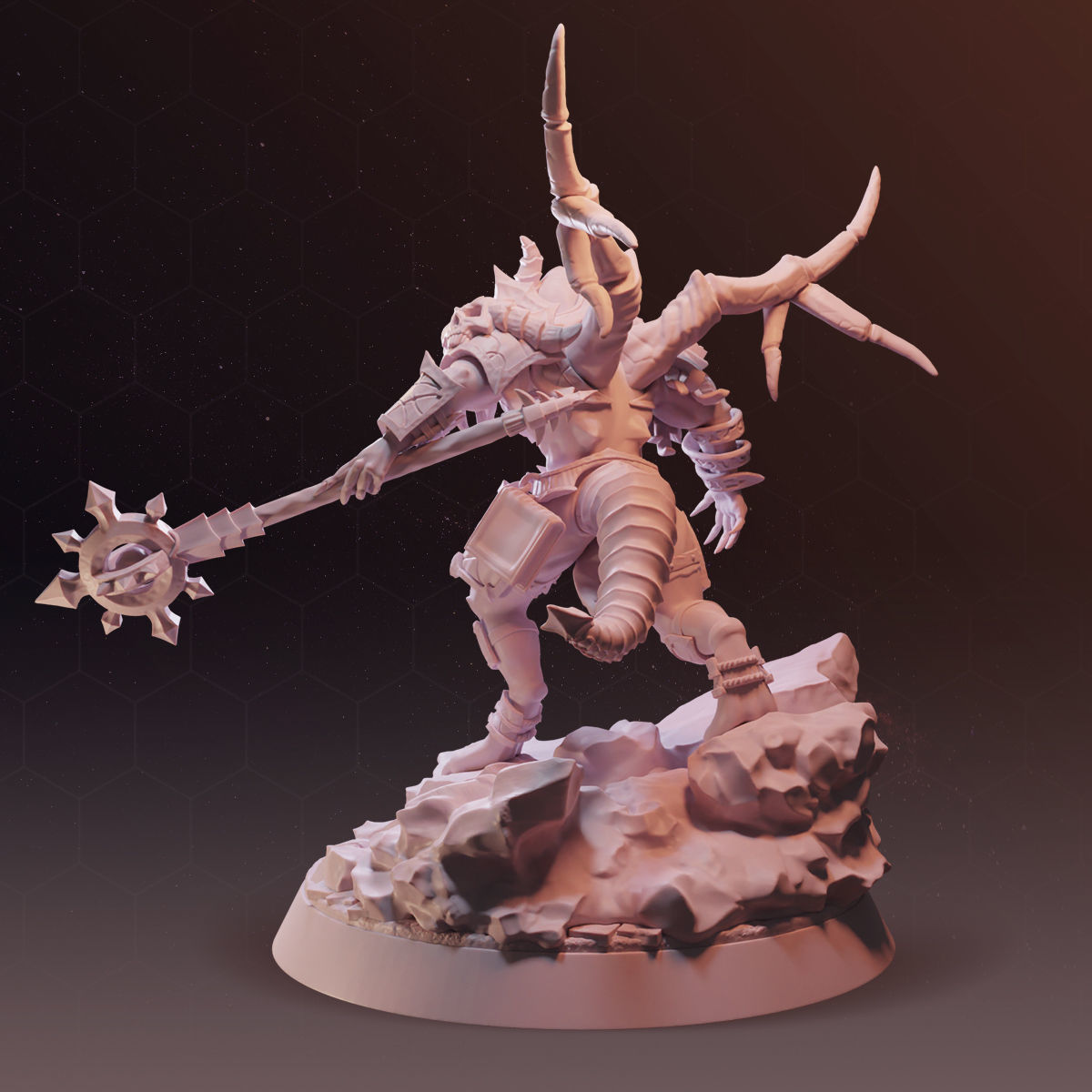 DEMONIC PRIMARCH OF WORDS - LORGAR - 3D Print 3D model 3D printable ...