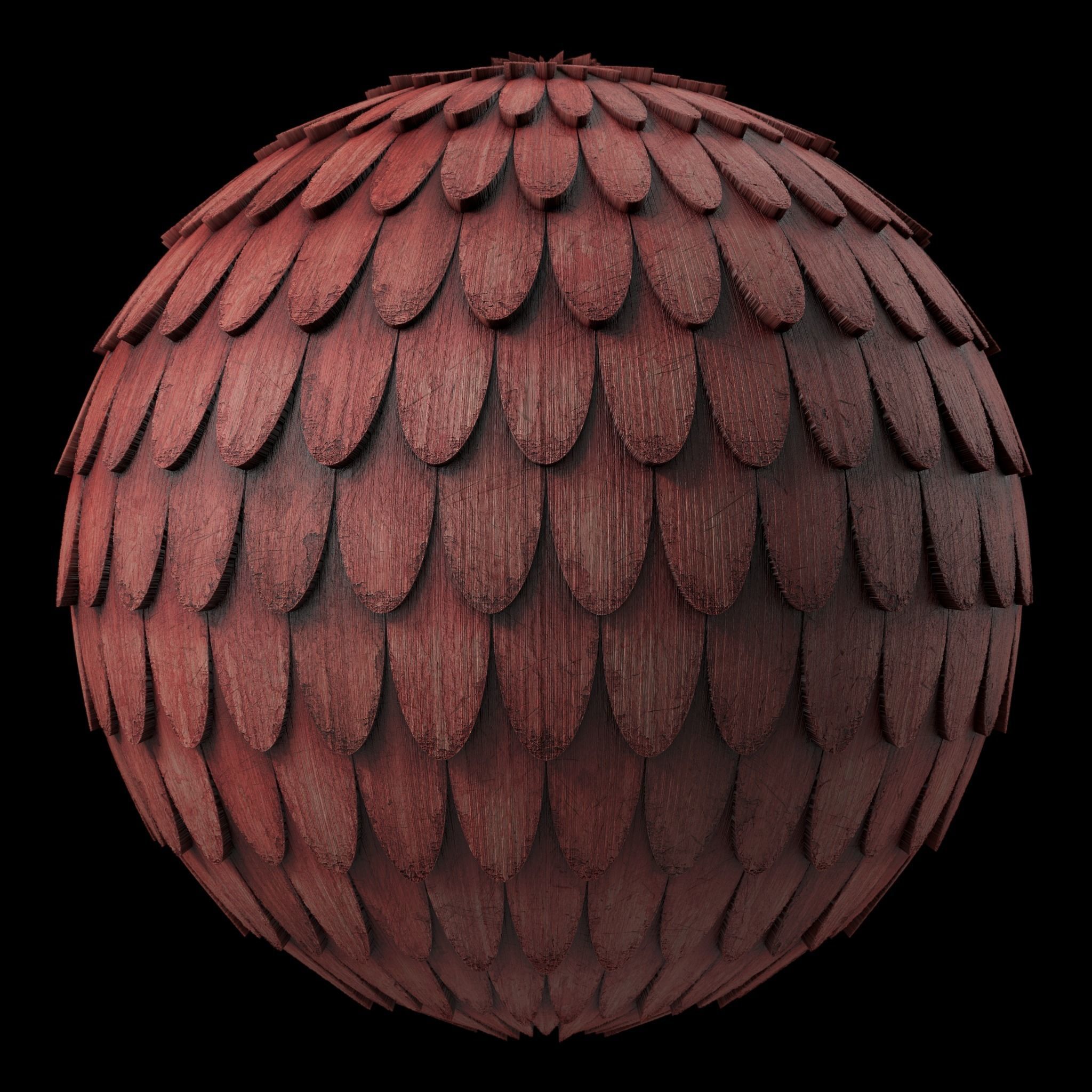 Texture Roof Tile Materials 89- Wooden Roofing By Sbsar Seamless Pbr VR ...