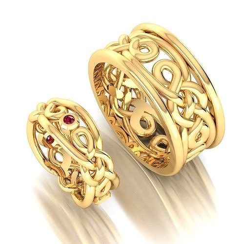 WEDDING RING - ANILLOS COMPROMISO 3D model 3D printable | CGTrader