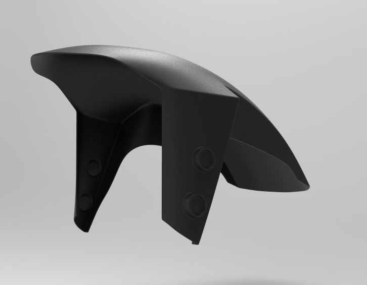 PARAFANGO ANTERIORE YAMAHA MT09 2021 2023 FRONT FENDER 3D model 3D ...