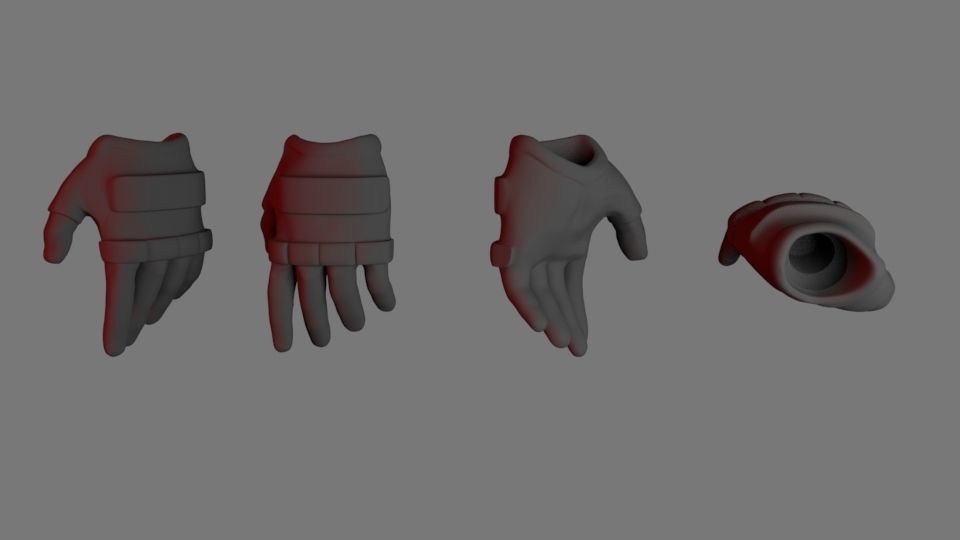 DC MCFARLANE THE BATMAN HAND 3D model 3D printable | CGTrader