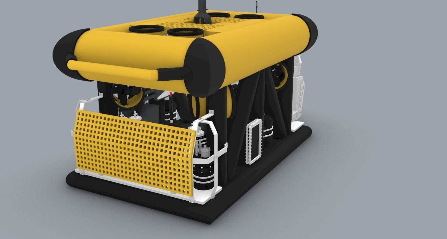 Merlin ROV WR200 PM 3D model 3D printable | CGTrader