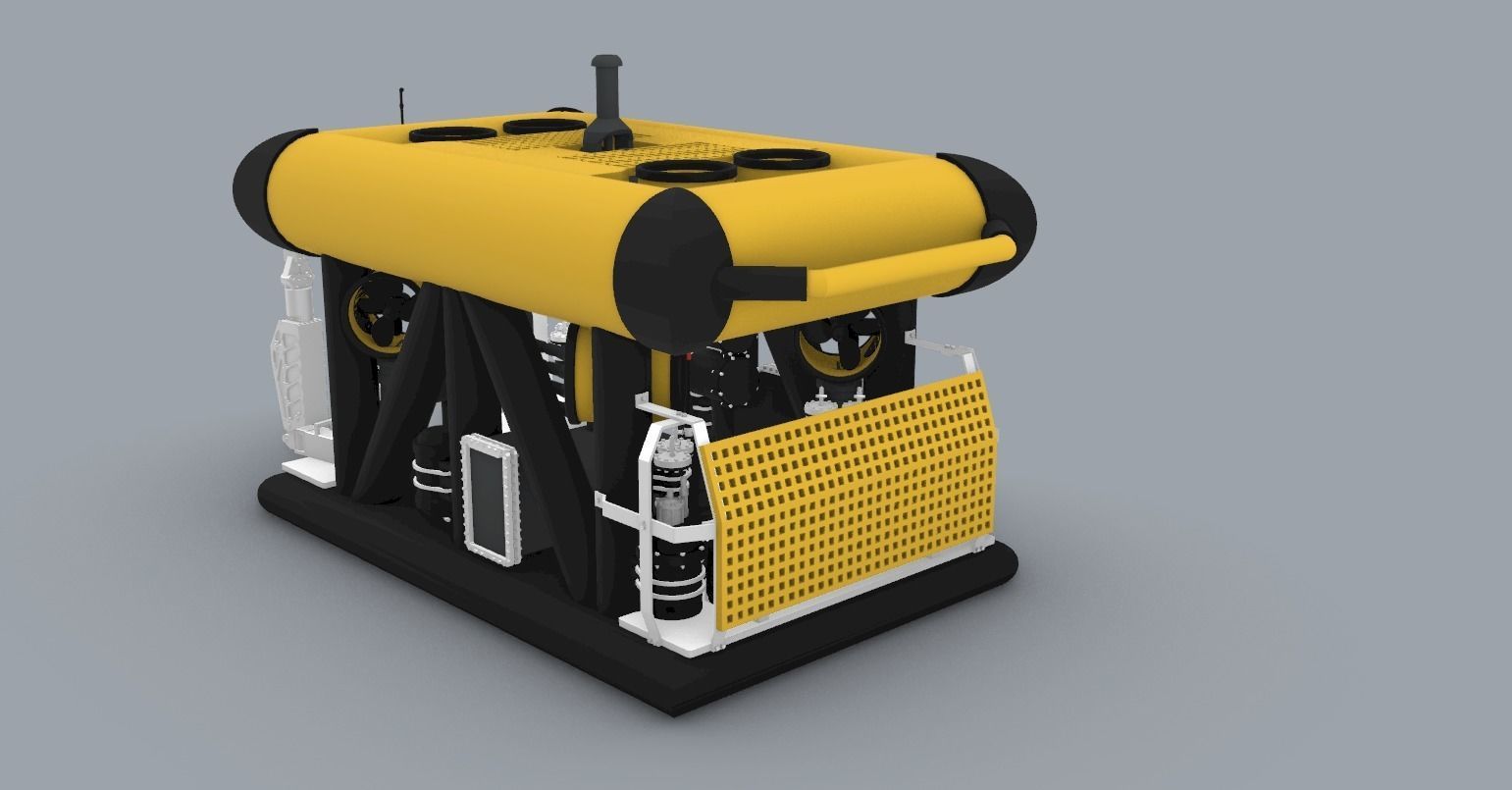 Merlin ROV WR200 PM 3D model 3D printable | CGTrader
