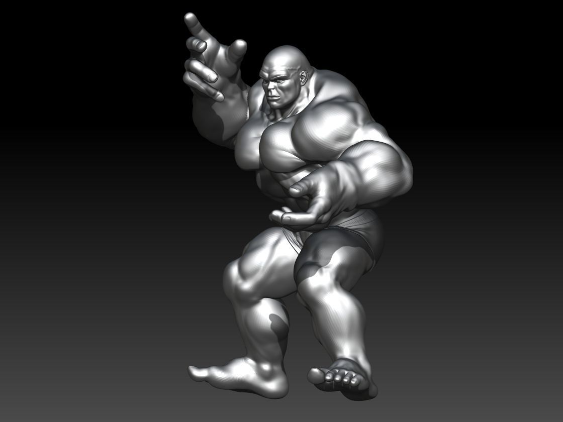 goliath strongman 3D model 3D printable | CGTrader