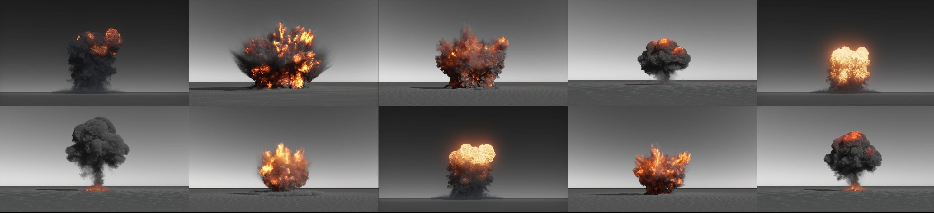 3D Explosion Pack 3D model | CGTrader
