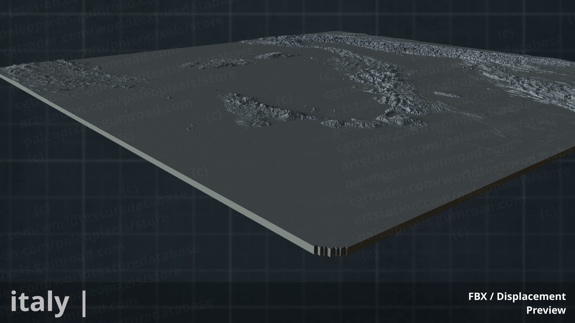 Italy FBX 3D printable mesh 3D model 3D printable | CGTrader