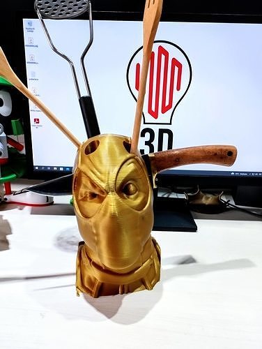 Deadpool Head free 3D model 3D printable | CGTrader