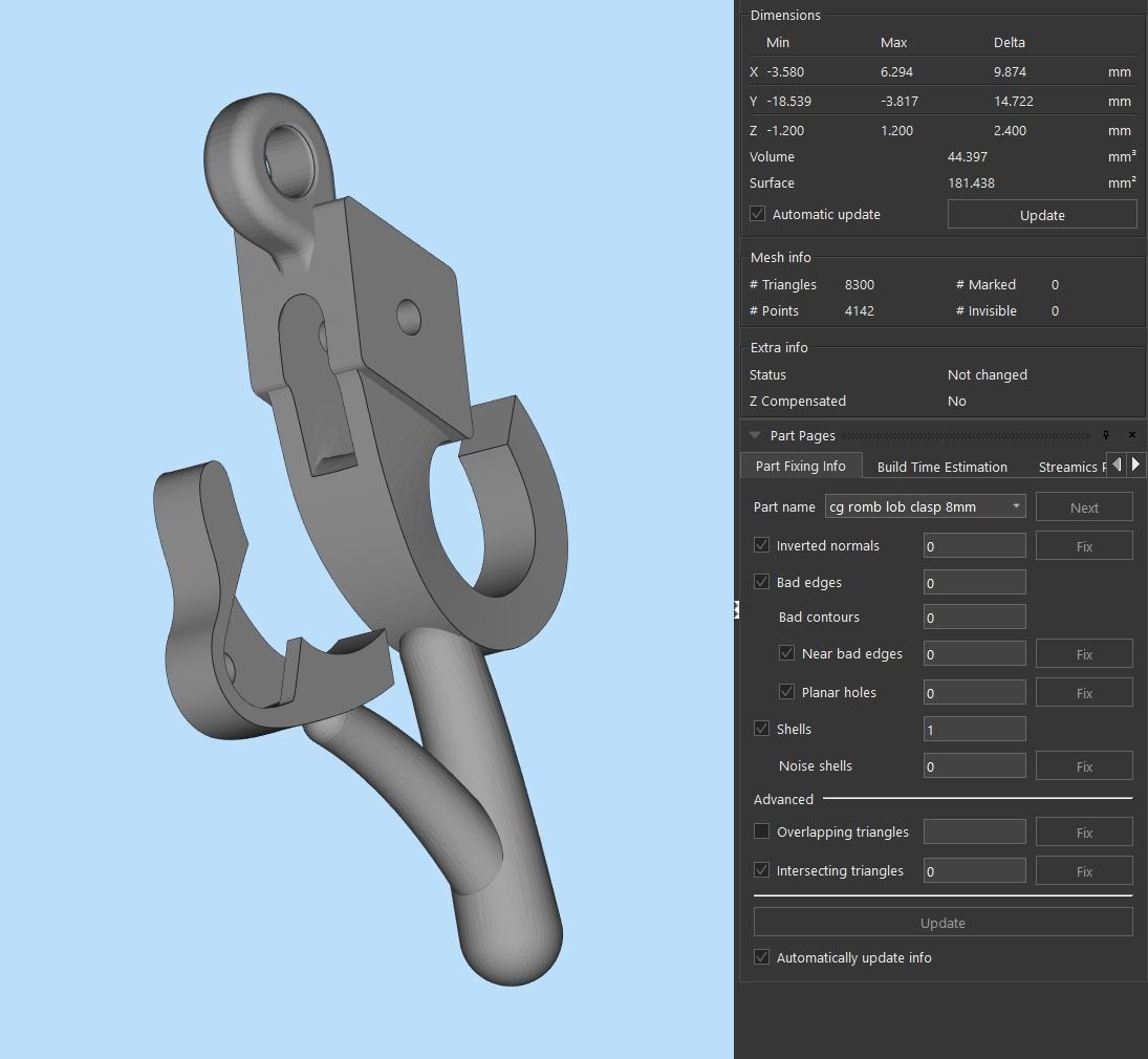 Jewelry rhombus lock Carbine fastener Lobster shaped hook 3D model 3D ...