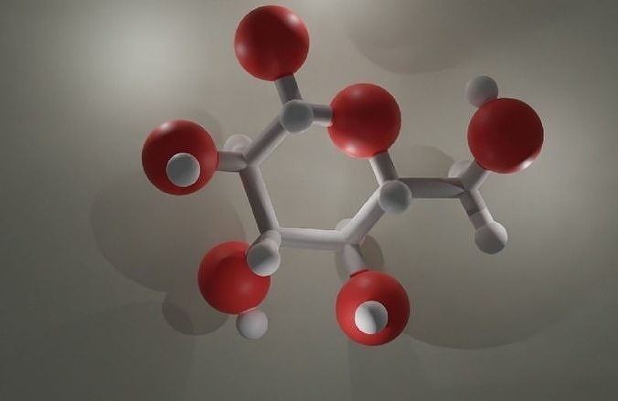Glucose molecule free 3D model | CGTrader