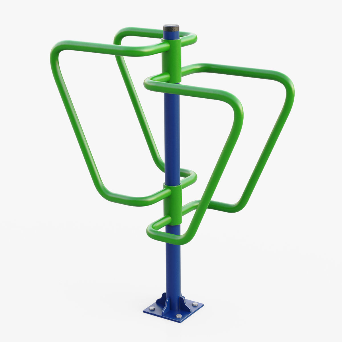 Realistic Outdoor Gym set 3D model | CGTrader