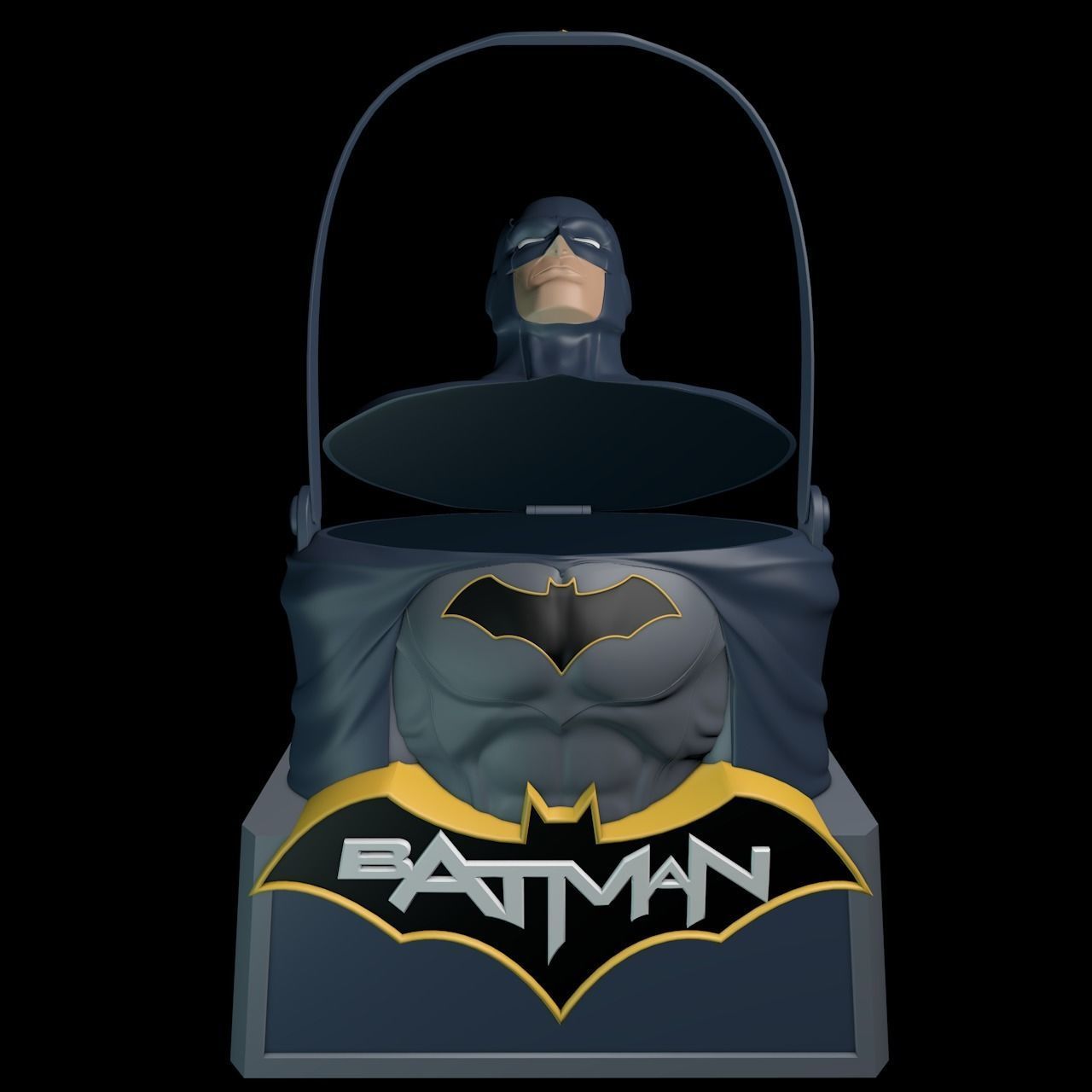 batman candy box 3D model | CGTrader