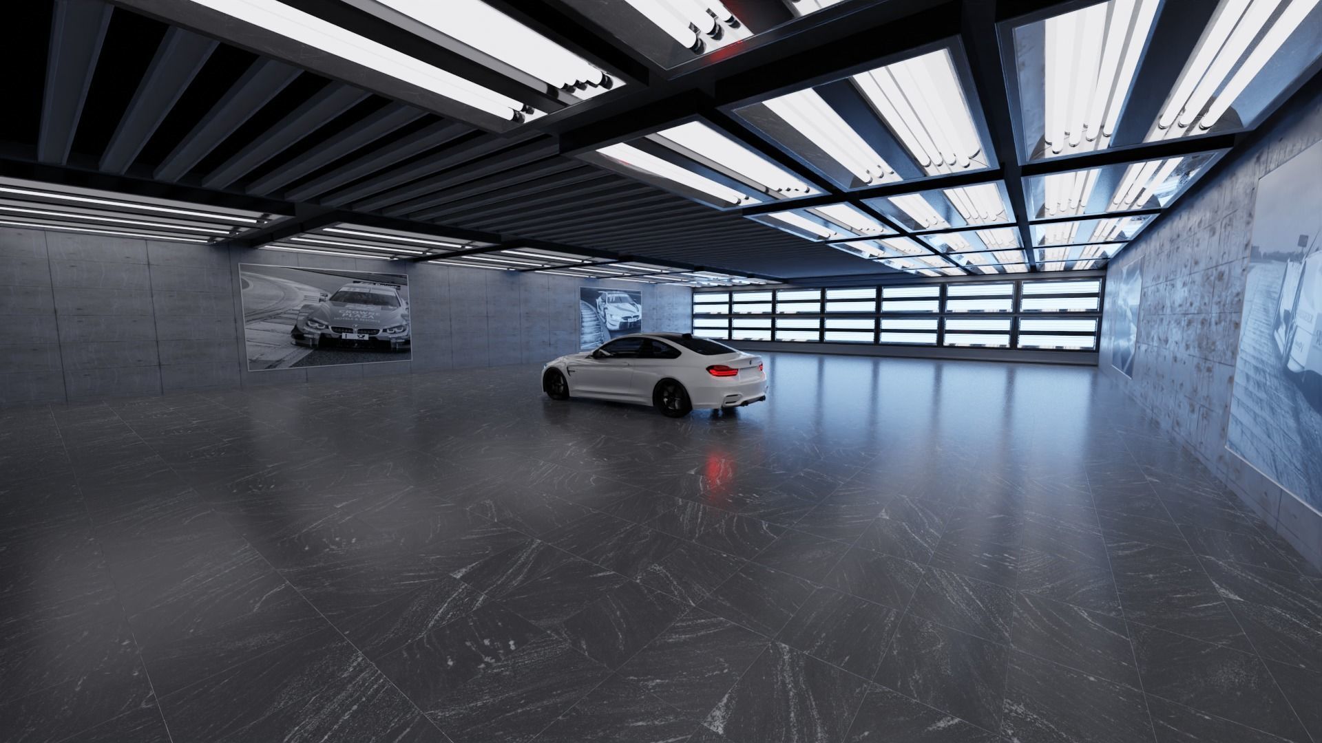 Lighting Car Studio 3D Model 3D model | CGTrader