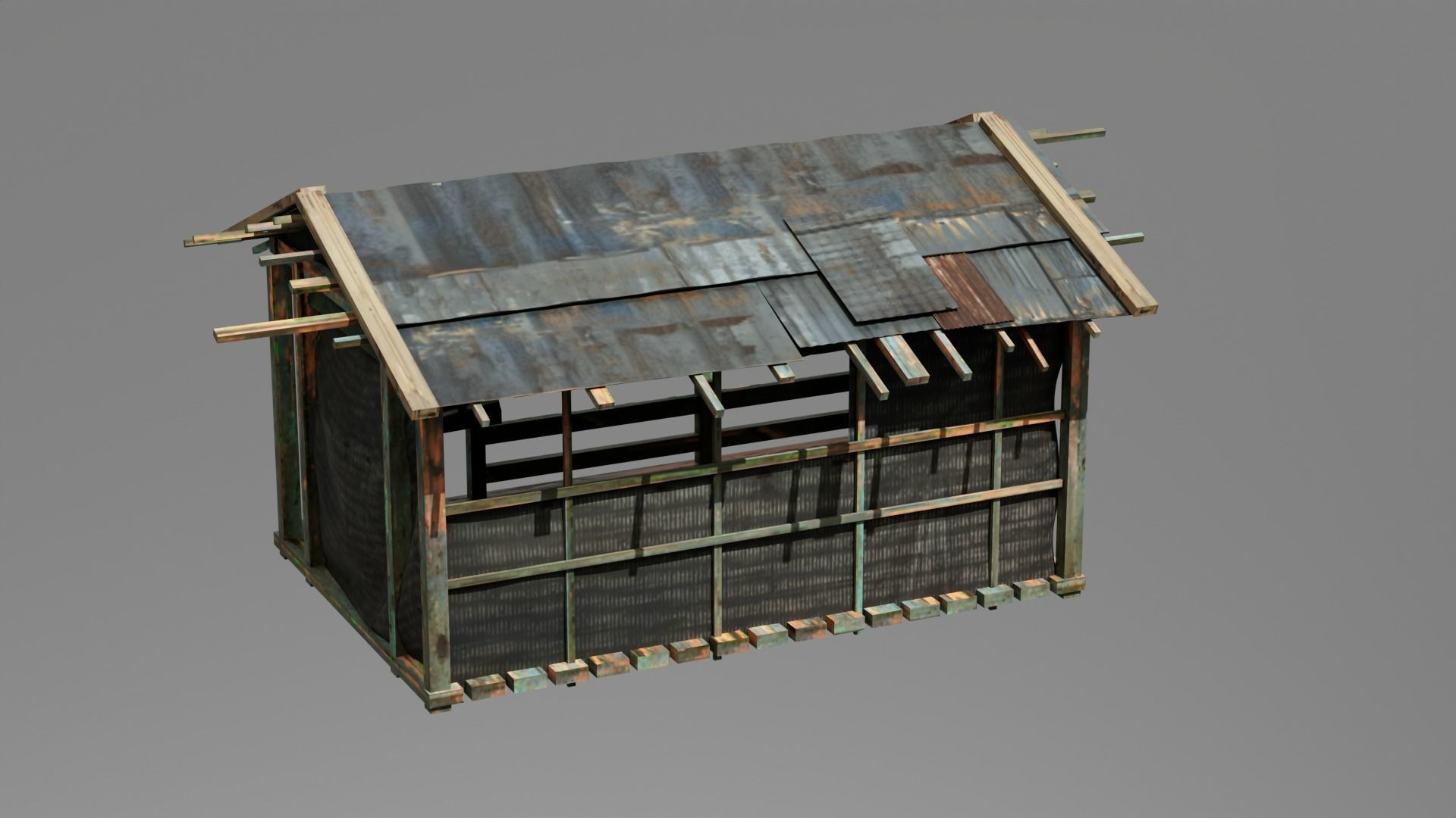 slums house free 3D model | CGTrader