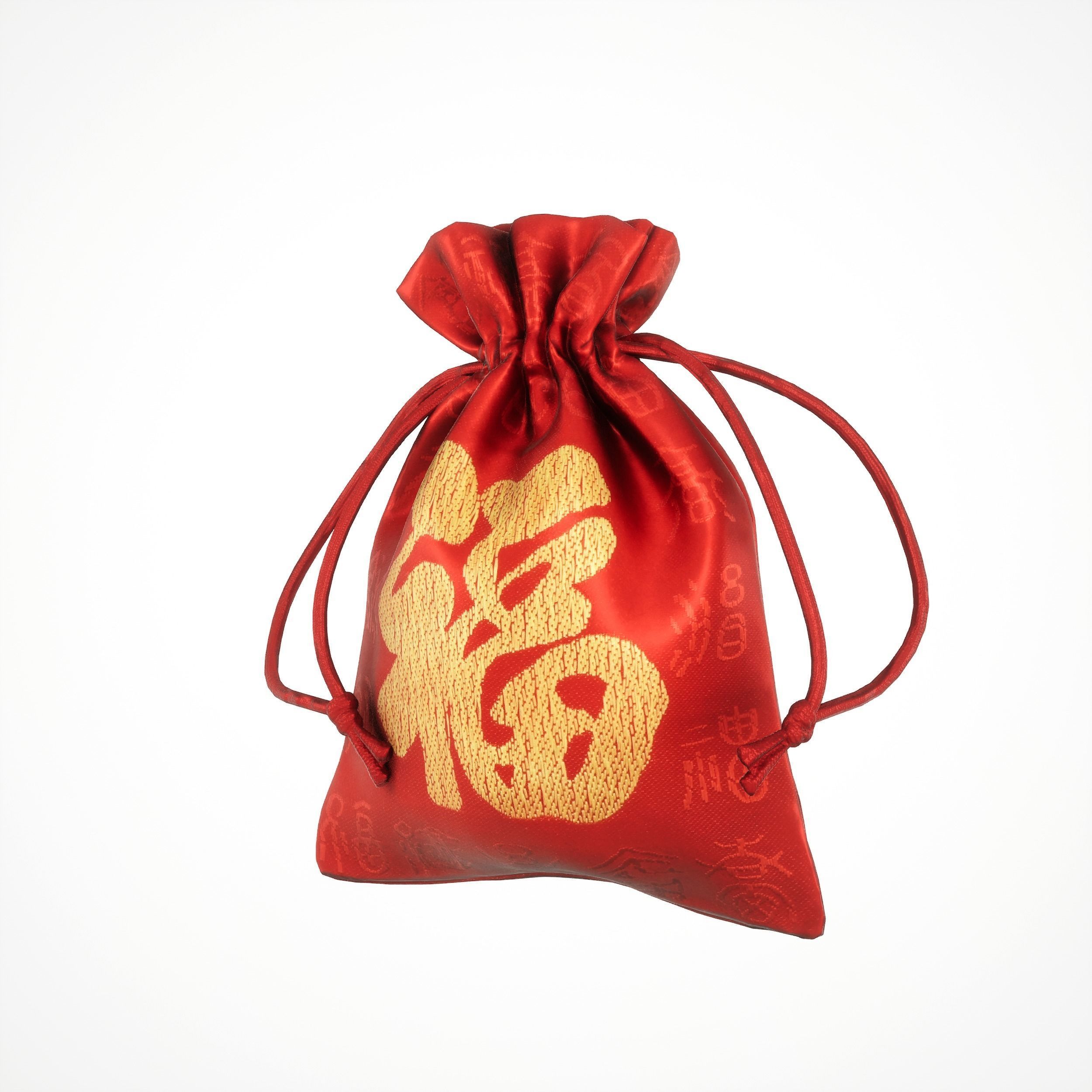 3D model Game-Ready Traditional Lucky Pocket VR / AR / low-poly | CGTrader