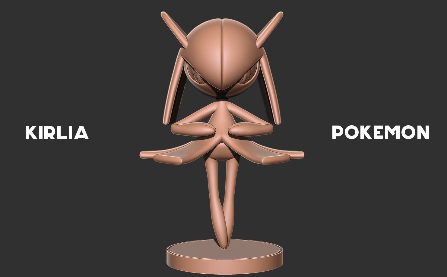 Pokemon Kirlia 3d Model 3d Printable Cgtrader