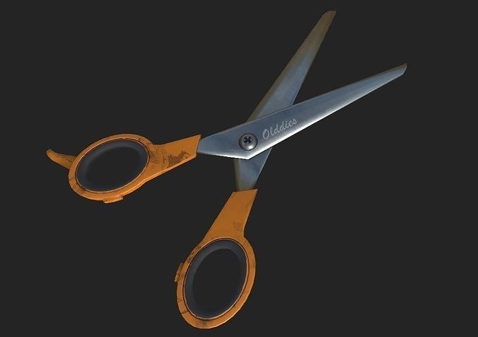 3D model Simple Scissors VR / AR / low-poly | CGTrader