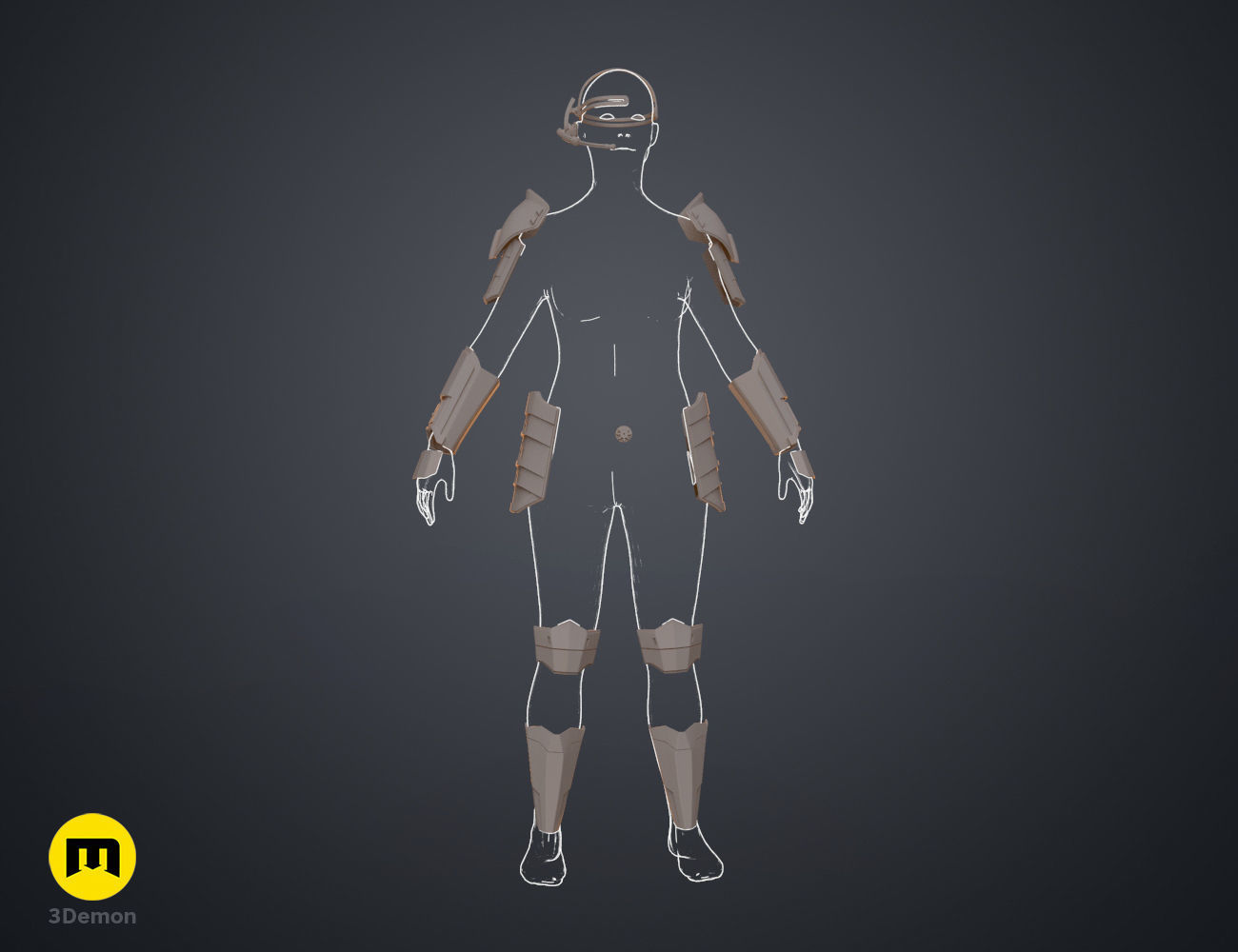 Shin Hati Cosplay Armor Star Wars Ahsoka 3D model 3D printable | CGTrader