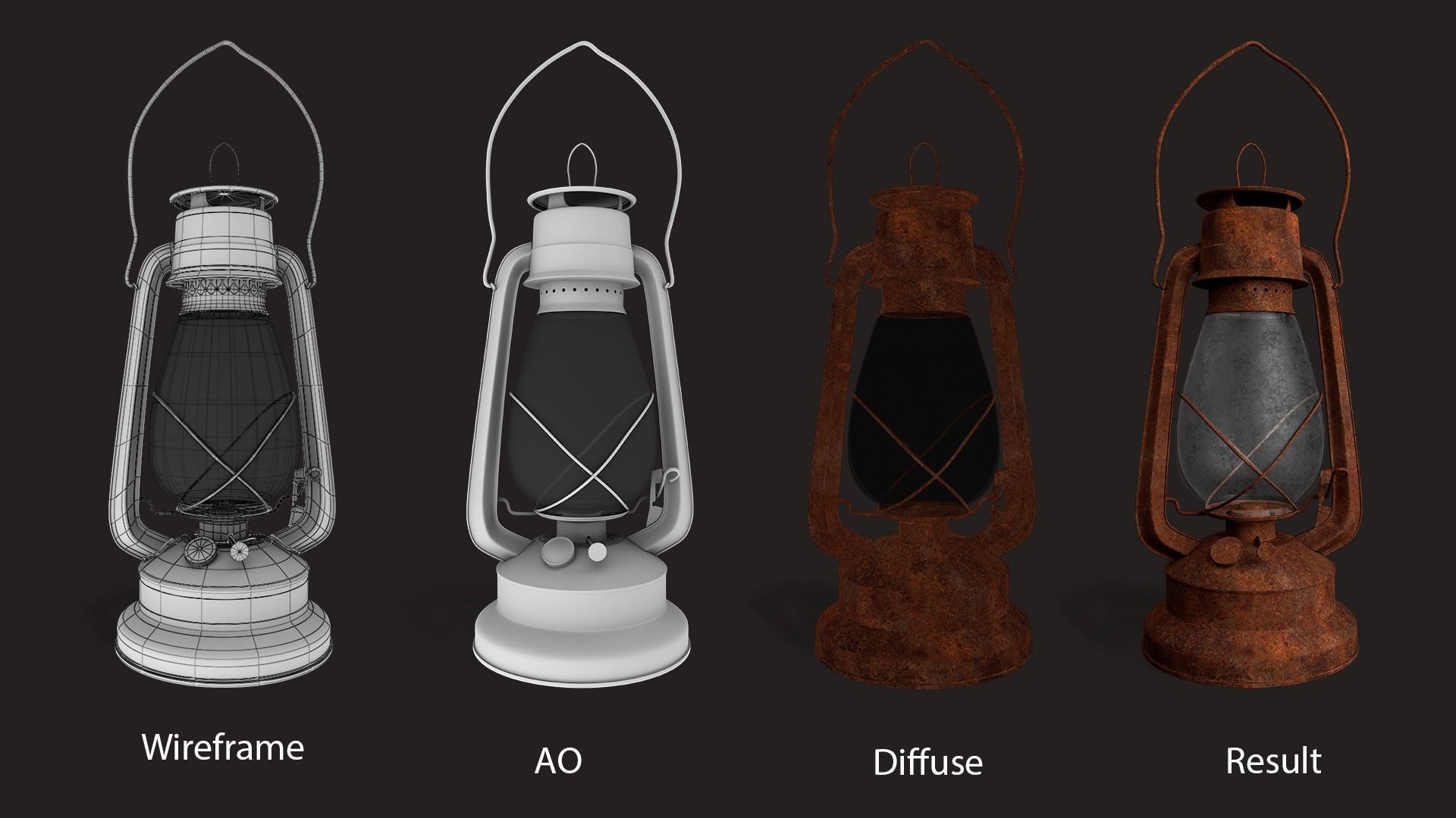 3D model Lantern VR / AR / low-poly | CGTrader