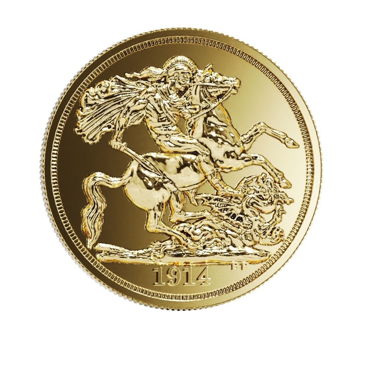 Sovereign Coin high resolution 3D model 3D model 3D printable | CGTrader