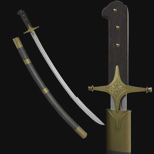 3D model Karabela saber VR / AR / low-poly | CGTrader
