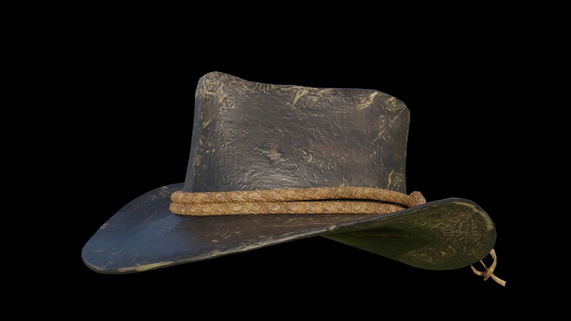 3D model Arthur Morgan Hat VR / AR / low-poly | CGTrader